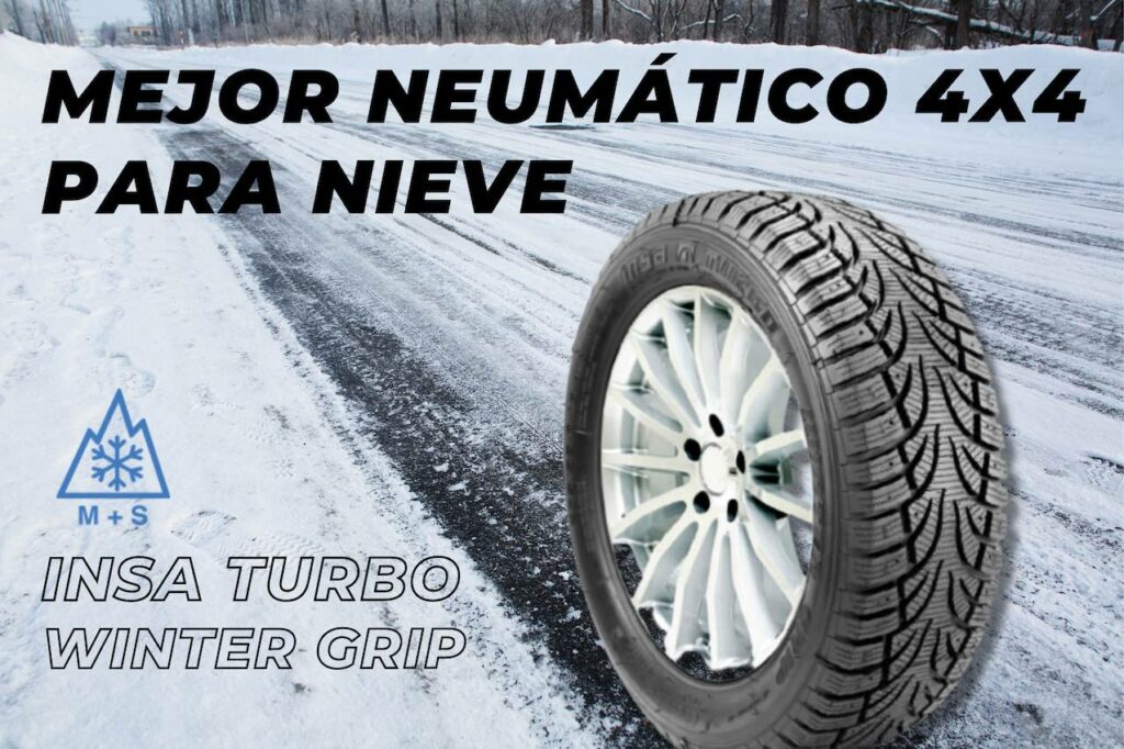Conoce cuál es el mejor neumático 4x4 para nieve